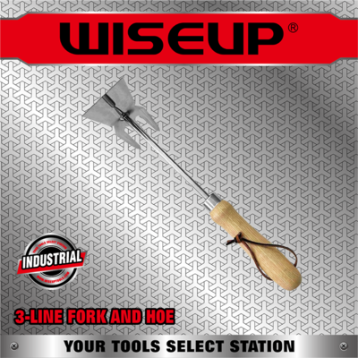 3-LINE FORK AND HOE - Wiseup tools