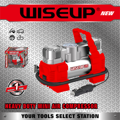 HEAVY DUTY MINI AIR COMPRESSOR - Wiseup tools
